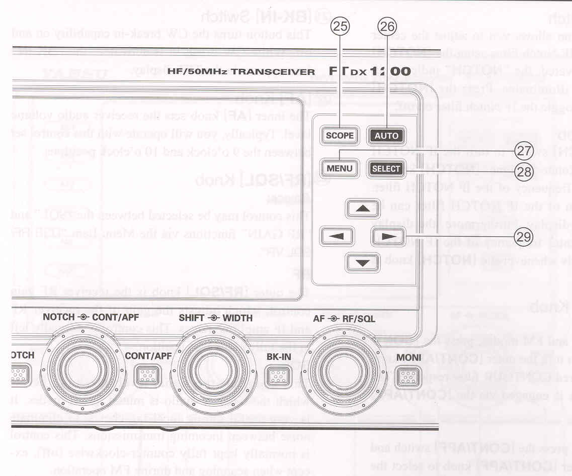 FT-DX1200 OPERATOR'S MANUAL Page 20